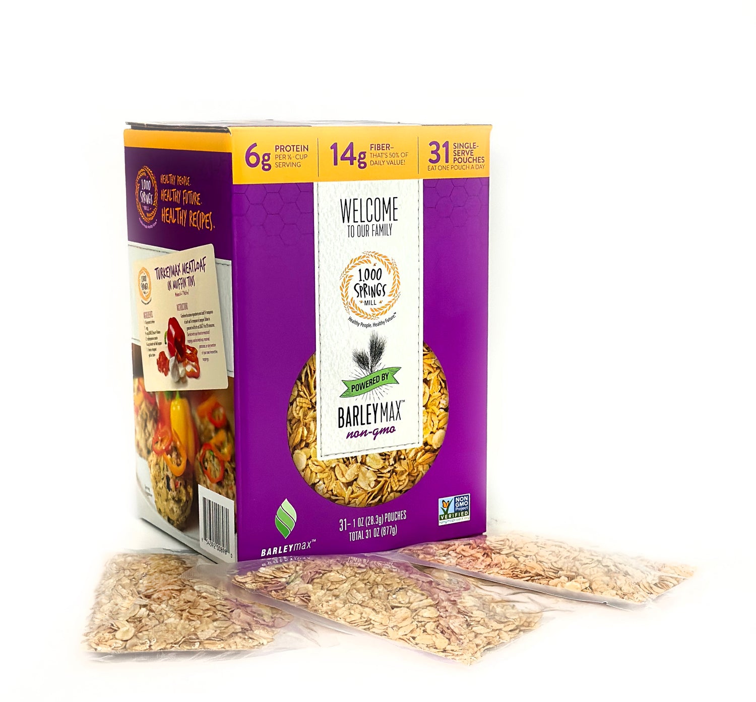 BARLEYmax™ | Whole Grain High-Fiber Superfood from 1000 Springs Mill
