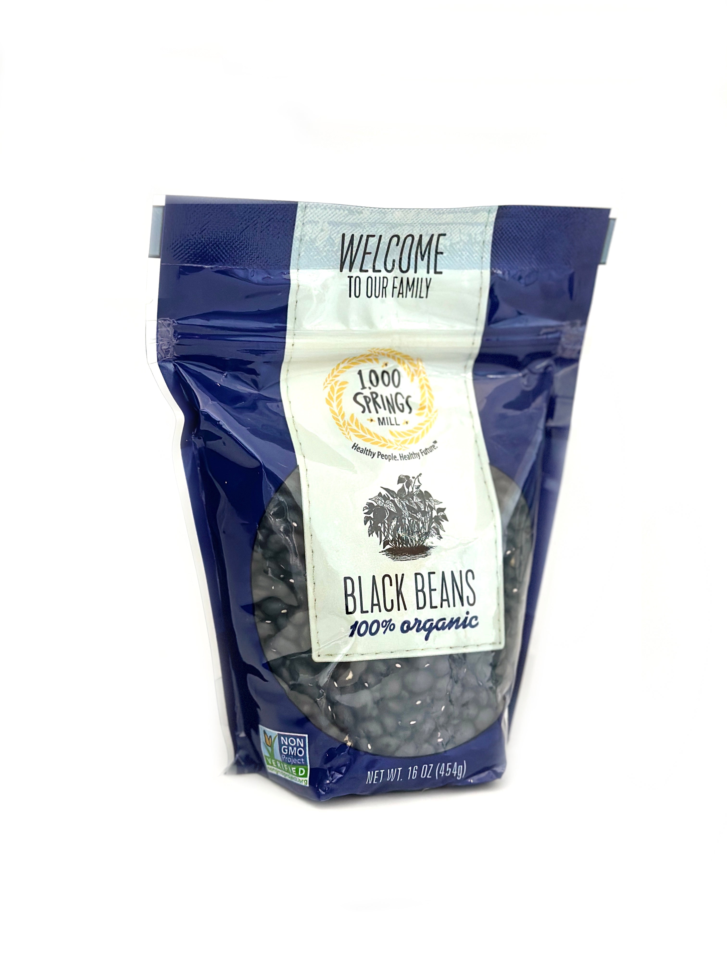 Organic Black Beans – 1000 Springs Mill