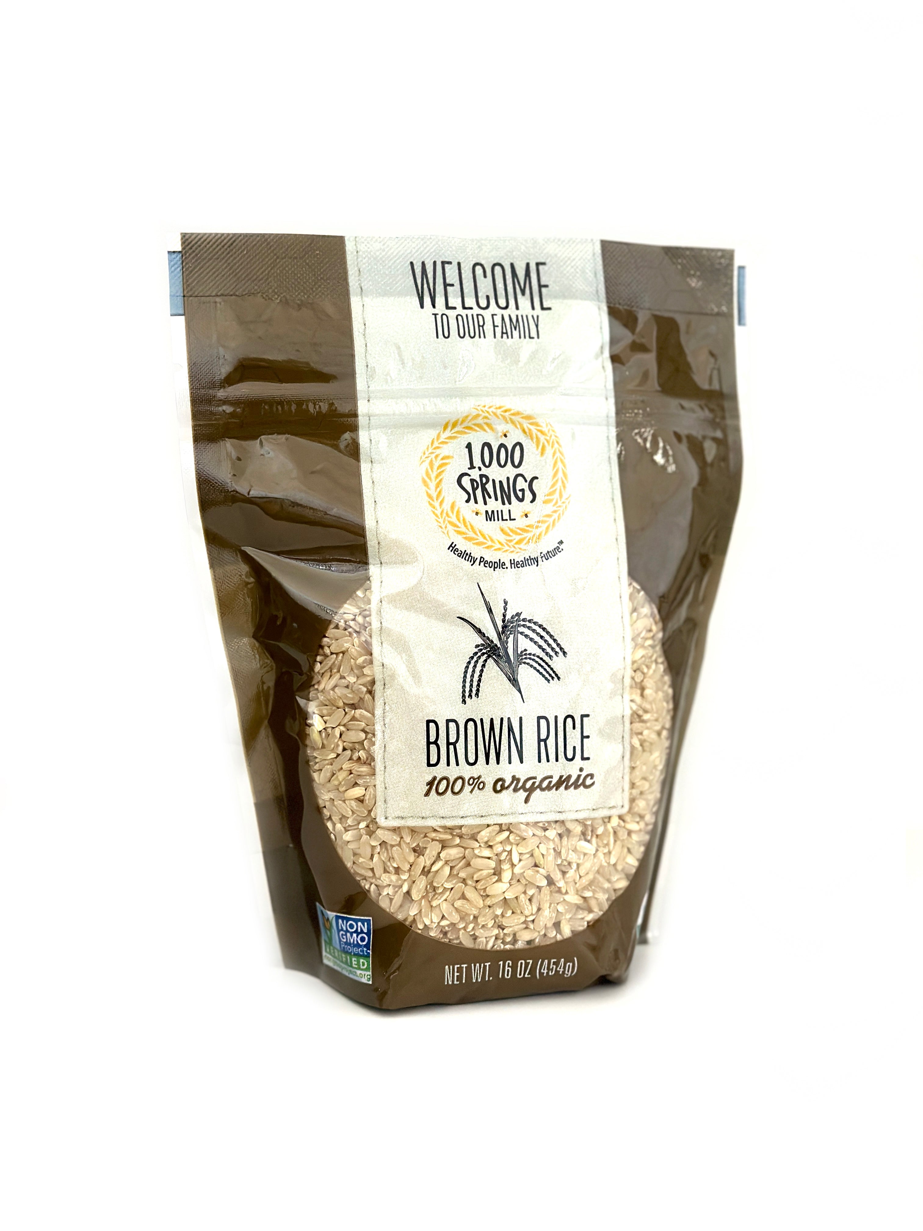 Organic Brown Rice – 1000 Springs Mill