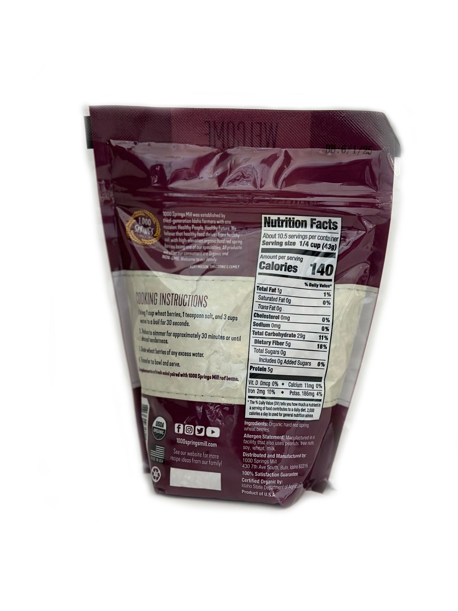 Wheat – 1000 Springs Mill